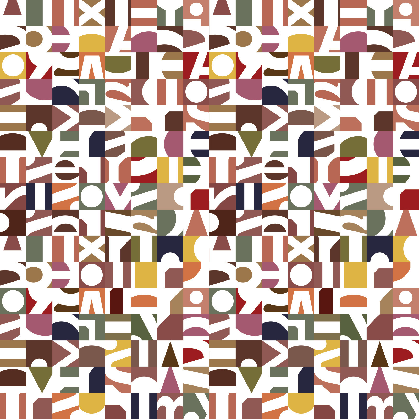 Alphablox 1 by Thirst - Skyline Pattern