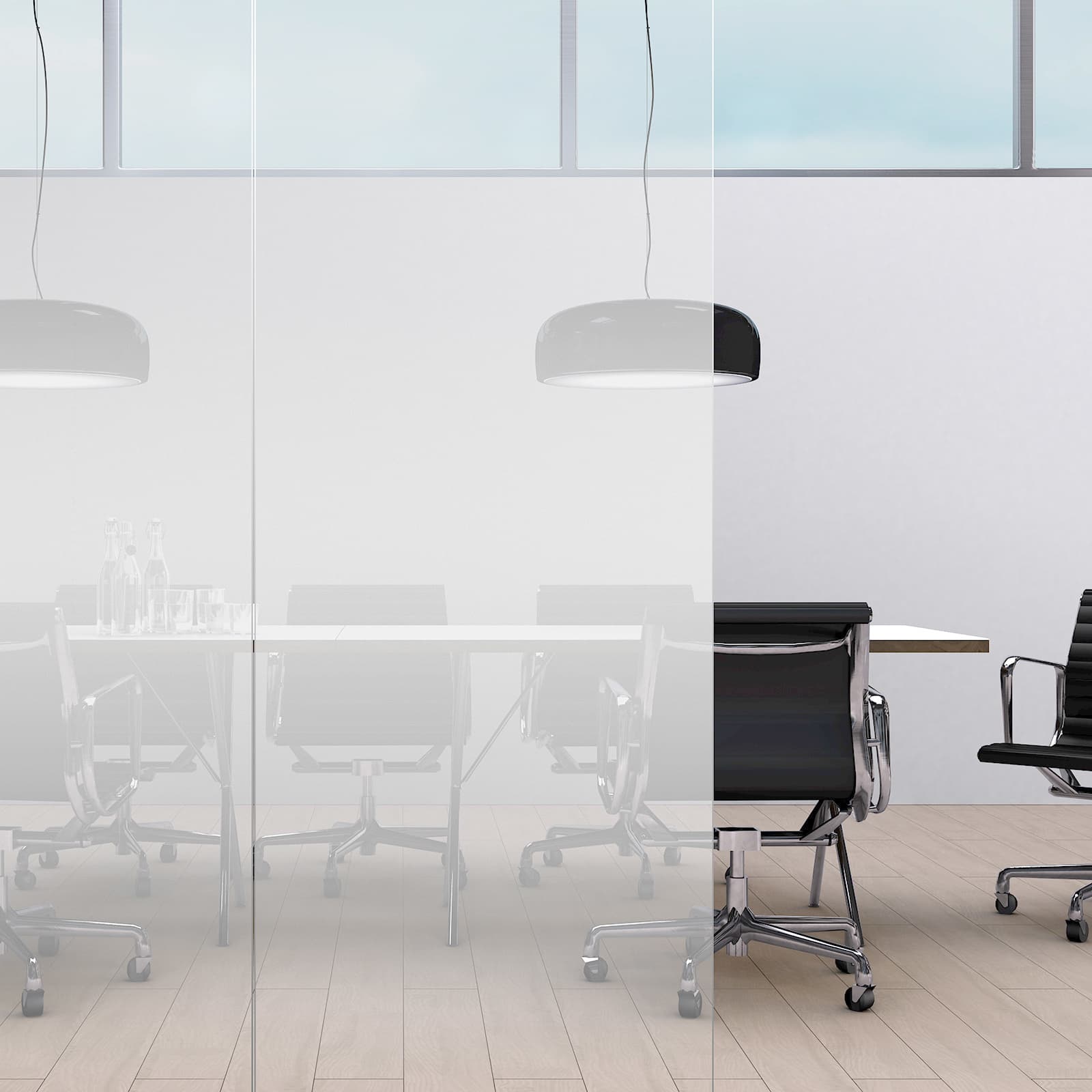 Gradient, Middle - Skyline Pattern