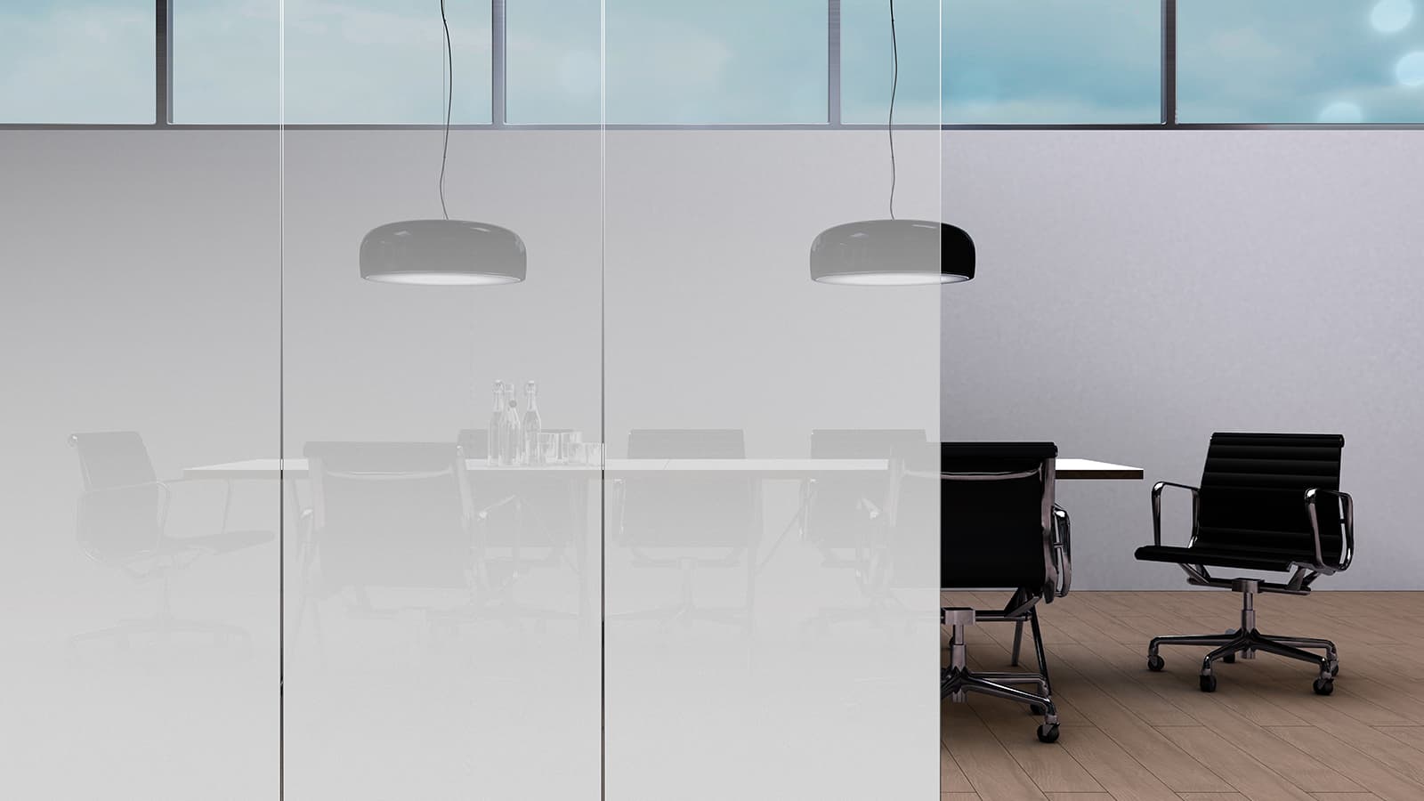 Gradient, Bottom to Top - Skyline Pattern