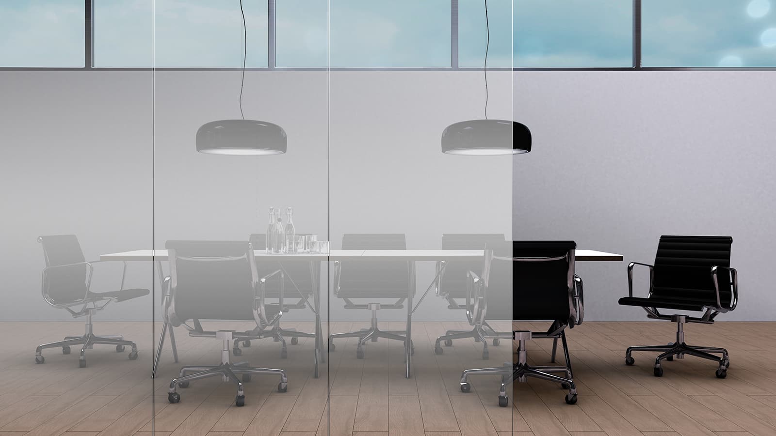 Gradient, Middle - Skyline Pattern